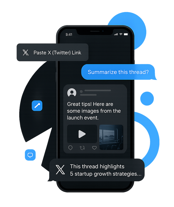 Chat with X | AI Content Summarizer for Tweets & Threads