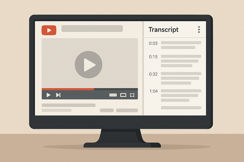 YouTube transcript downloader guide, formats, timestamps, and safe use